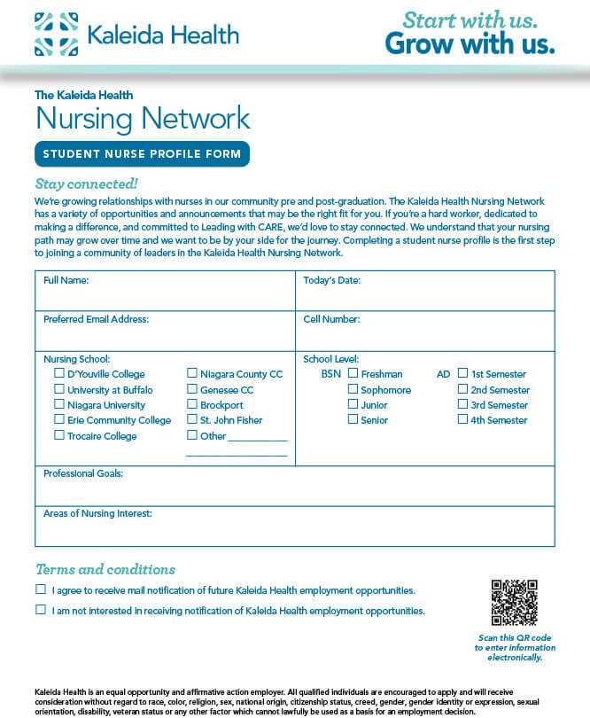 Information and Resources| Kaleida Health Nursing | Buffalo, New York